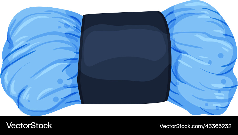 Woolen yarn wool cartoon Royalty Free Vector Image