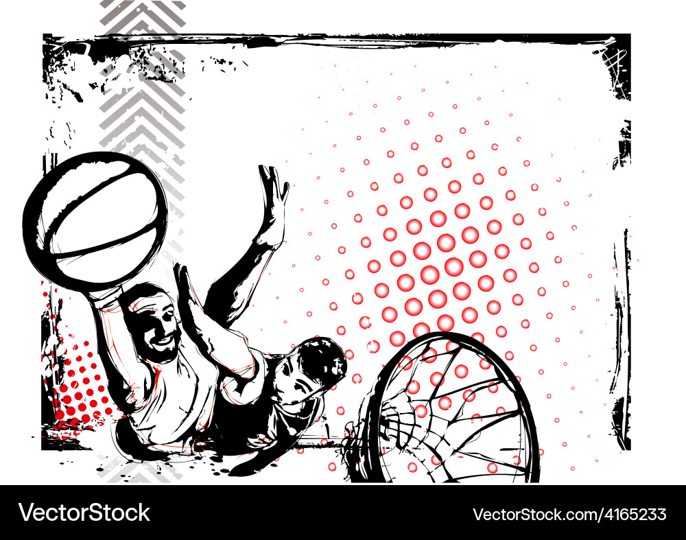 Basketball poster Royalty Free Vector Image - VectorStock