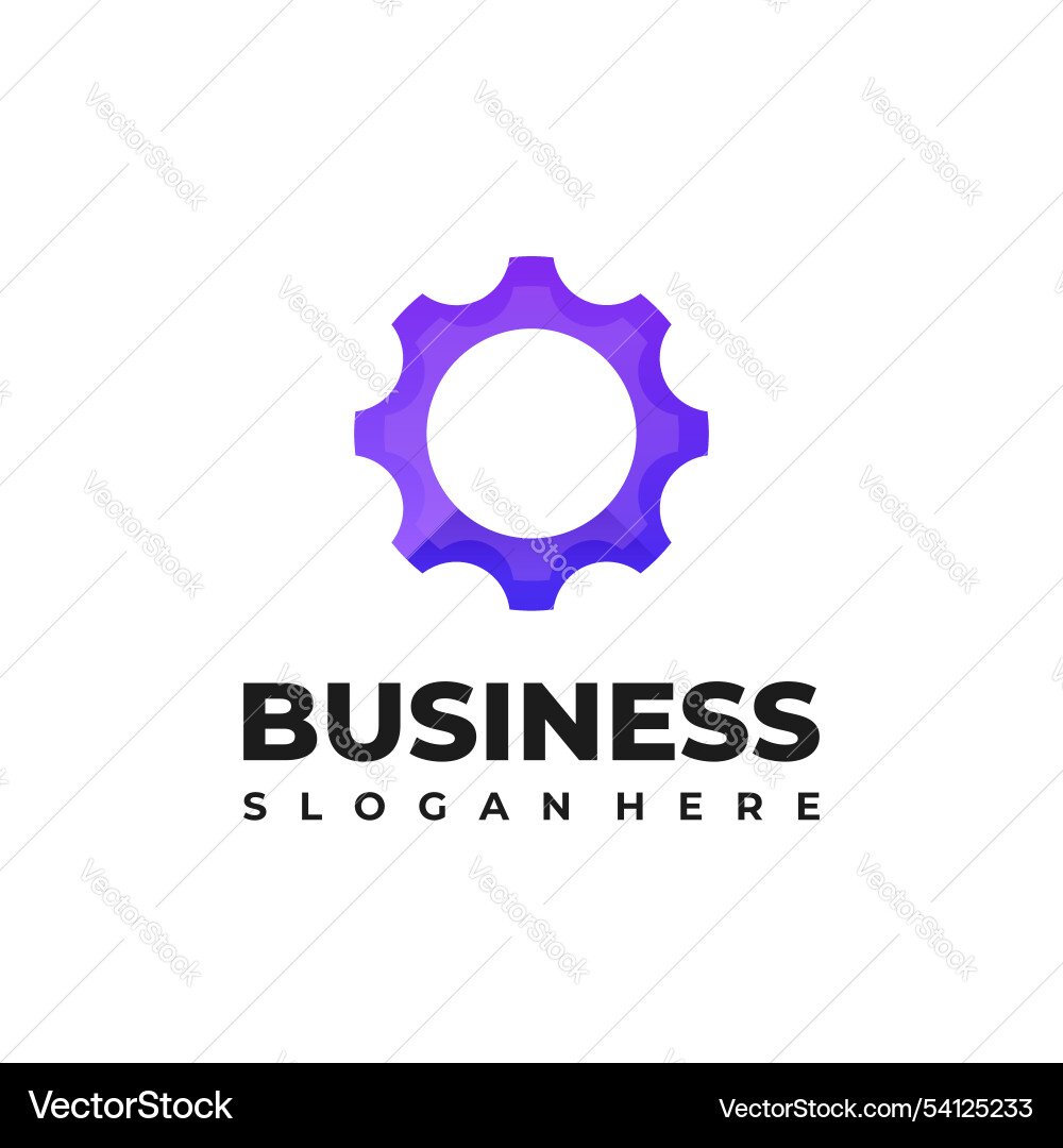 Gear logo designs template mechanic symbol Vector Image