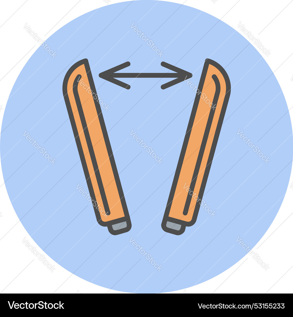 Payload line filled circle icon Royalty Free Vector Image