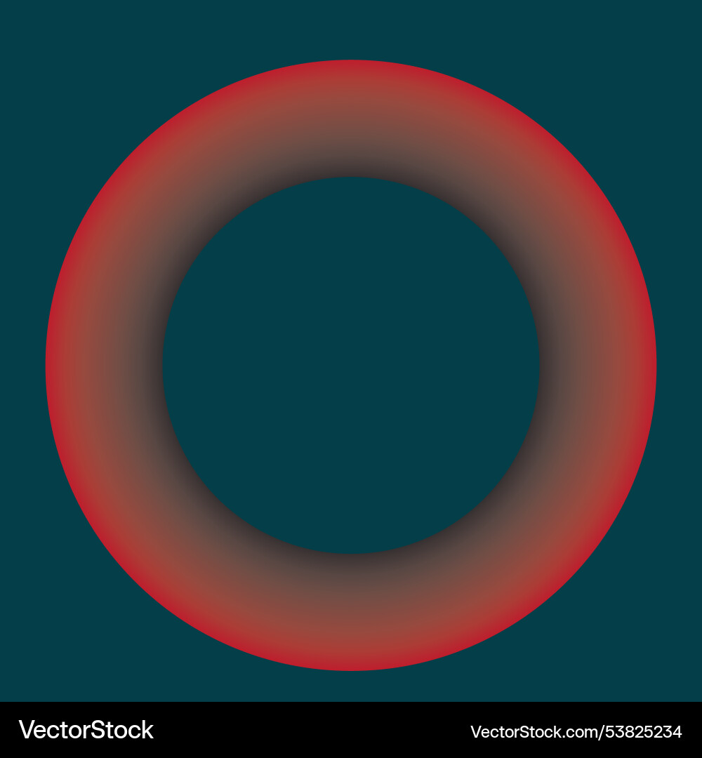 Abstract design with circles and red gradients Vector Image