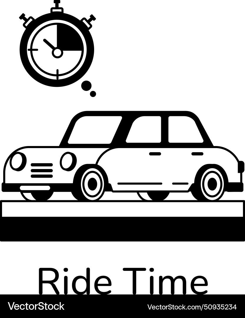 Ride time Royalty Free Vector Image - VectorStock