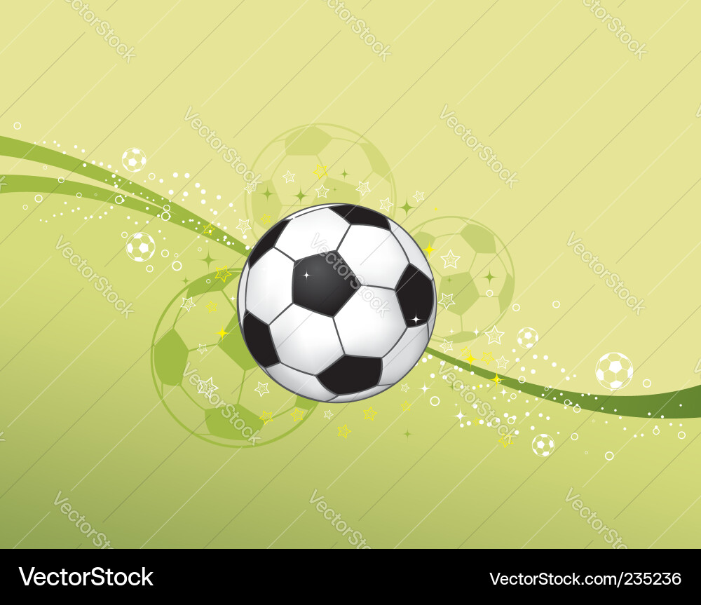 Soccer ball Royalty Free Vector Image - VectorStock