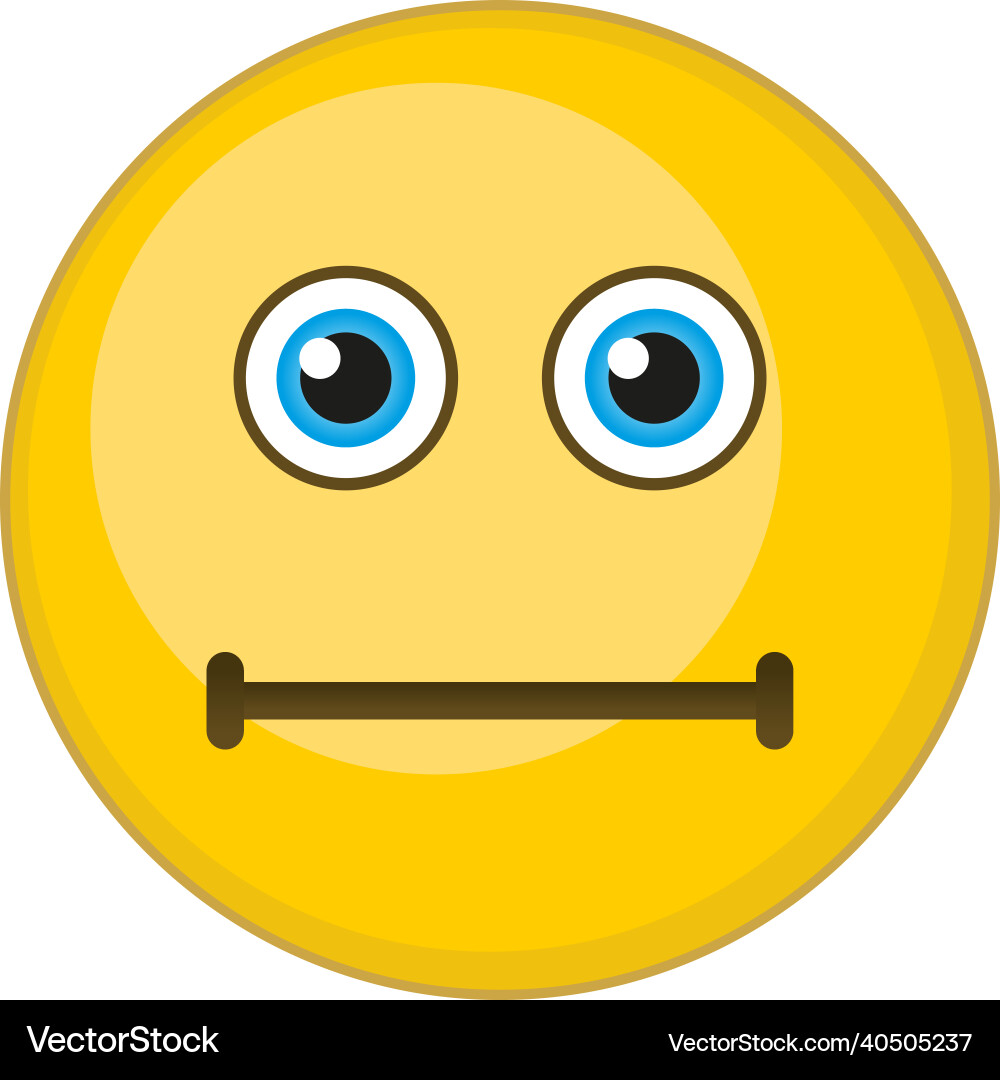 Emotionless Emoticon Face Vector Images (over 100)