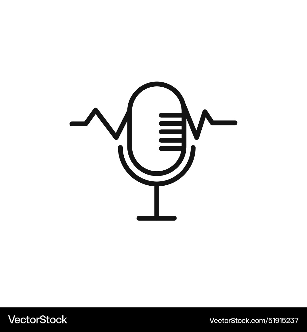 Podcast icon set collection for web Royalty Free Vector