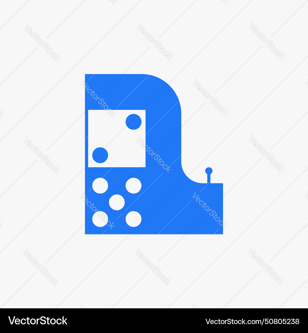 Domino logo Royalty Free Vector Image - VectorStock
