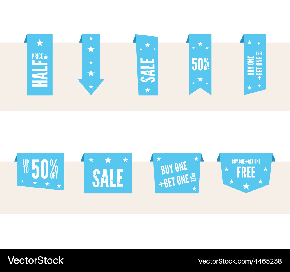 Origami tag Royalty Free Vector Image - VectorStock