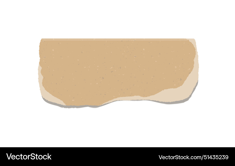 Torn cardboard of brown paper Royalty Free Vector Image