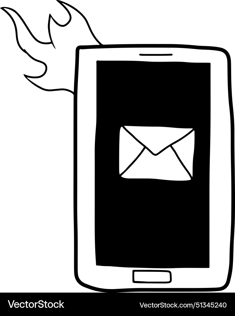 Handphone Royalty Free Vector Image - VectorStock