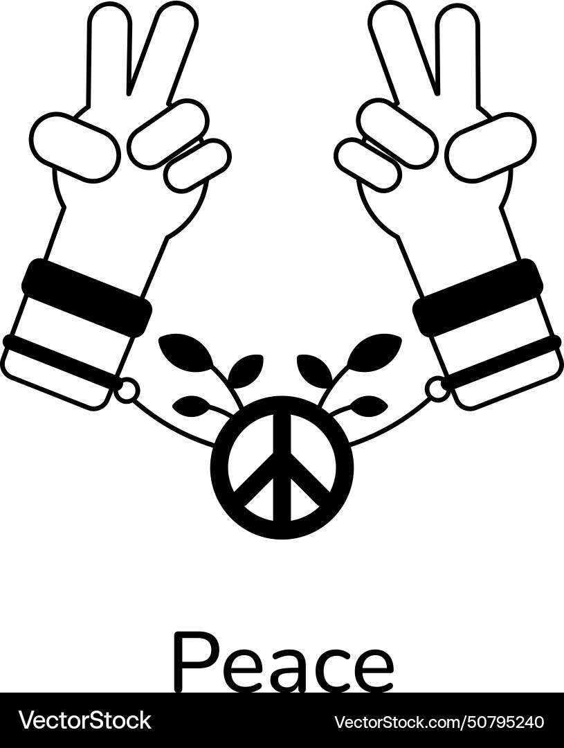 Peace Royalty Free Vector Image - VectorStock