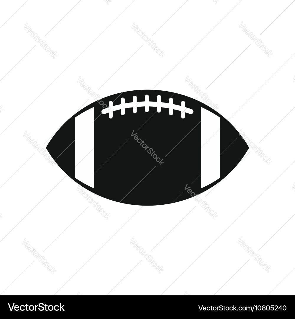 Rugby Ball Icon Royalty Free Vector Image - VectorStock