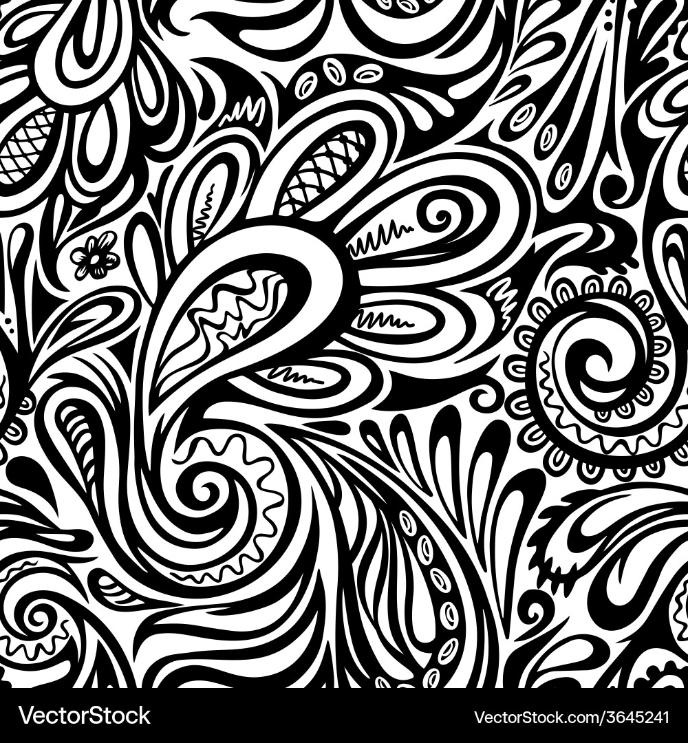 Paisley seamless pattern Royalty Free Vector Image