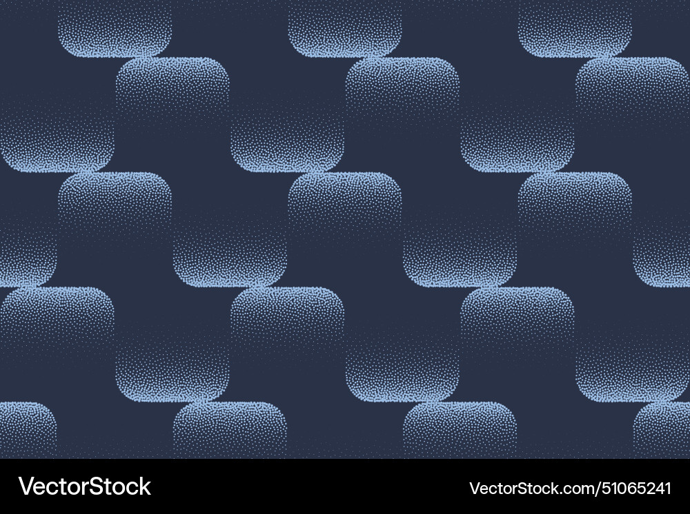 Smooth wavy curves seamless pattern trendy dark Vector Image