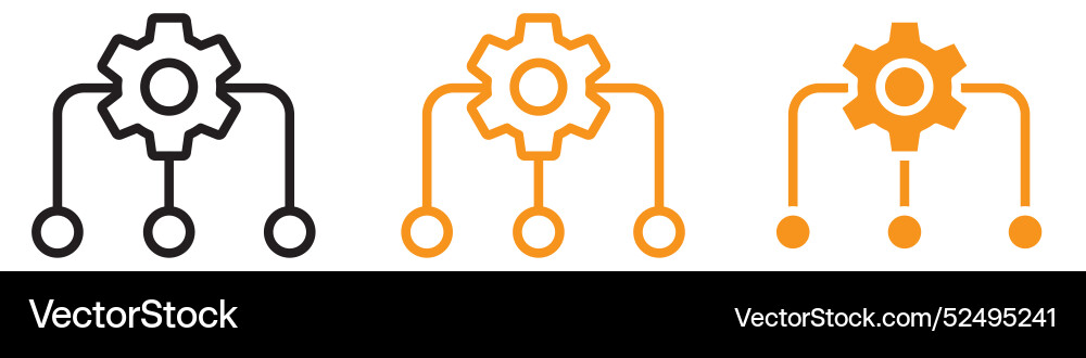 Supply chain icon set logistics for business Vector Image