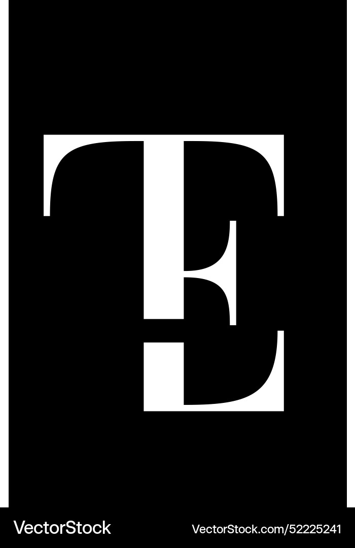 Tl letter logo Royalty Free Vector Image - VectorStock