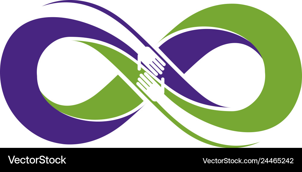 Everlasting friendship forever friends creative Vector Image