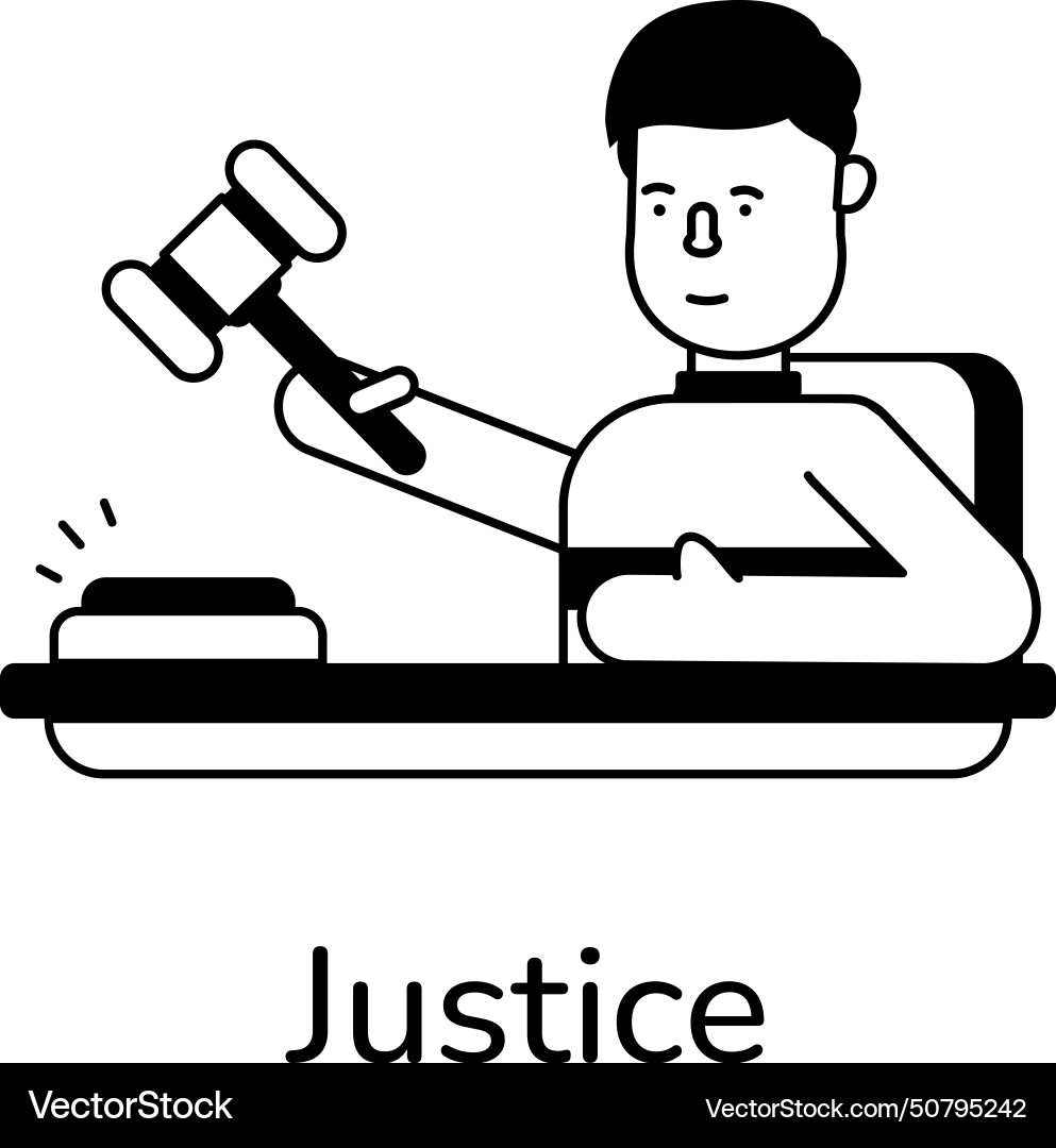 Justice Royalty Free Vector Image - VectorStock