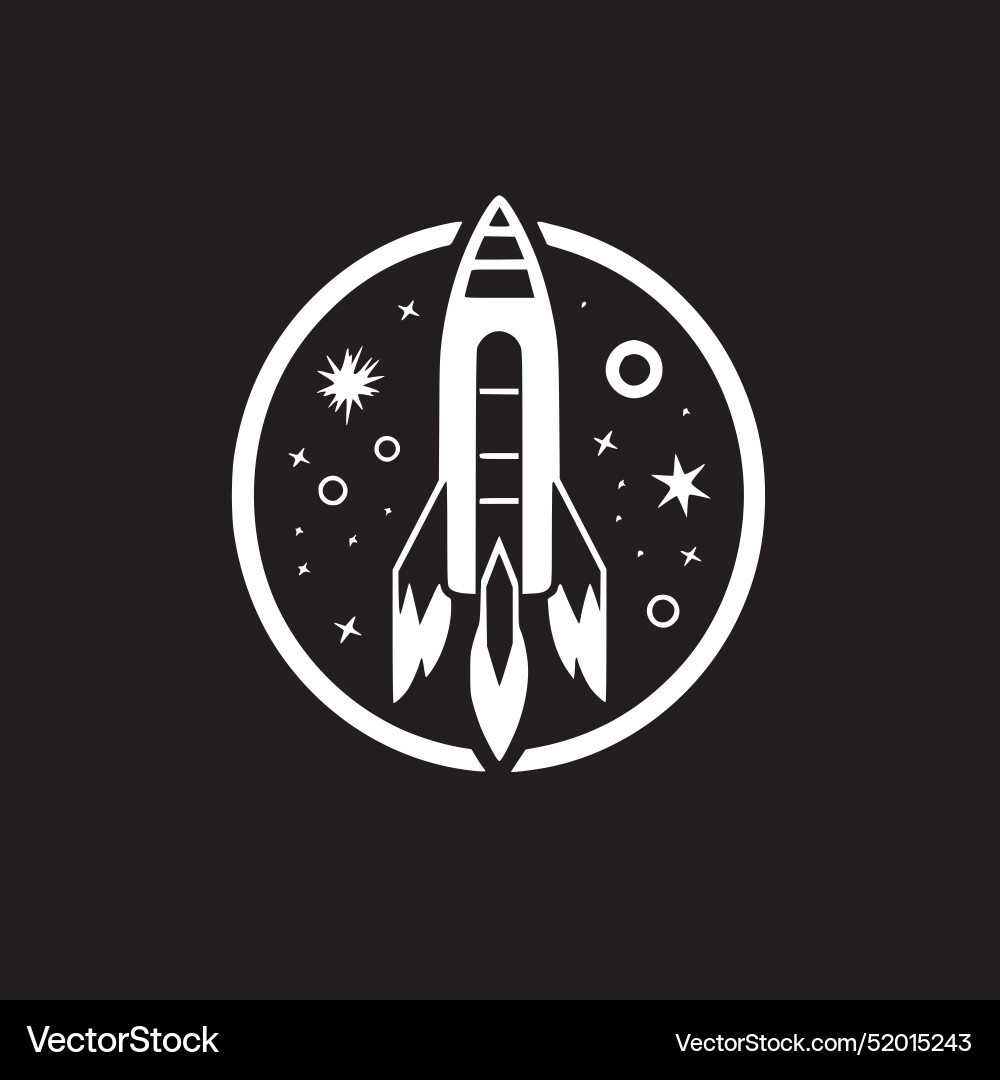 Space - high quality logo ideal for t-shirt Vector Image