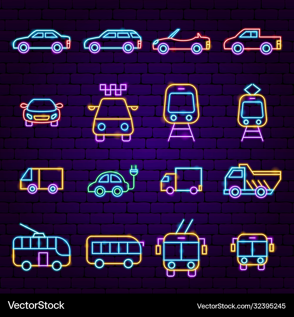 Neon Truck Car Vector Images (over 2,500)