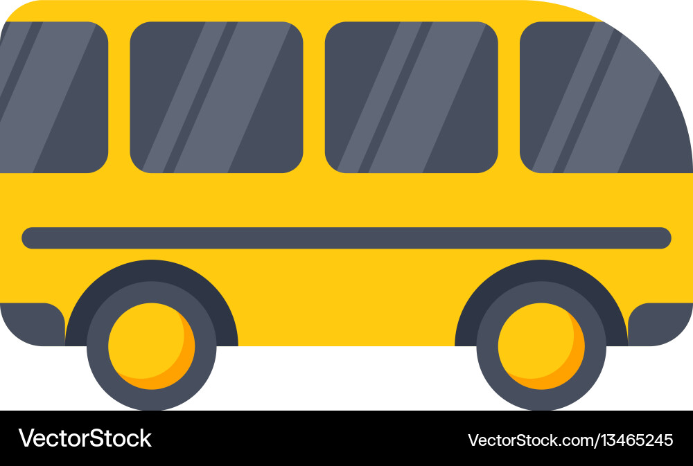 School bus icon Royalty Free Vector Image - VectorStock