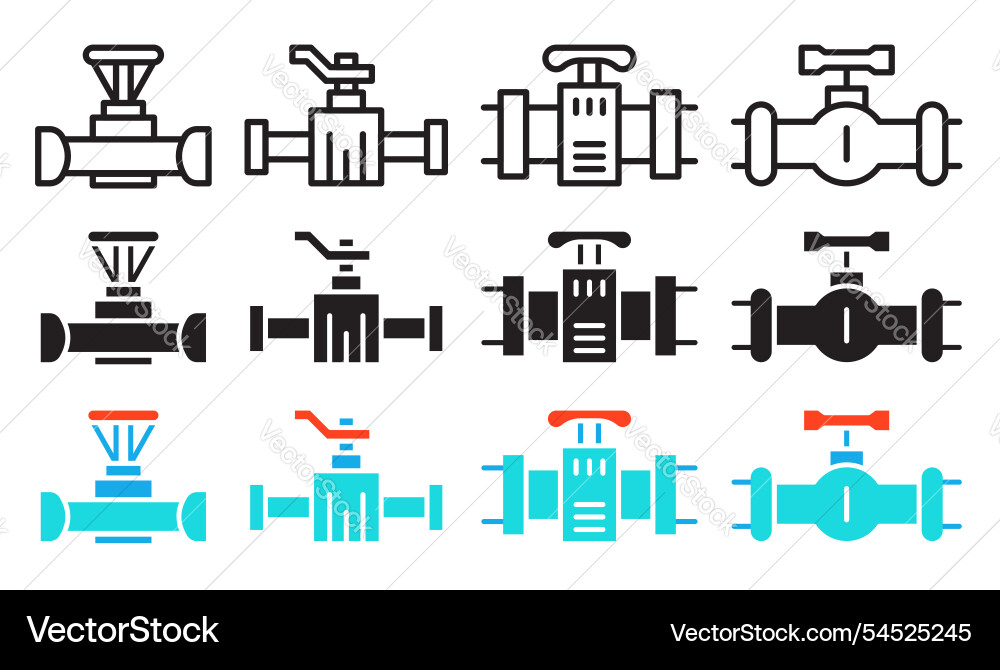 Valve icon Royalty Free Vector Image - VectorStock