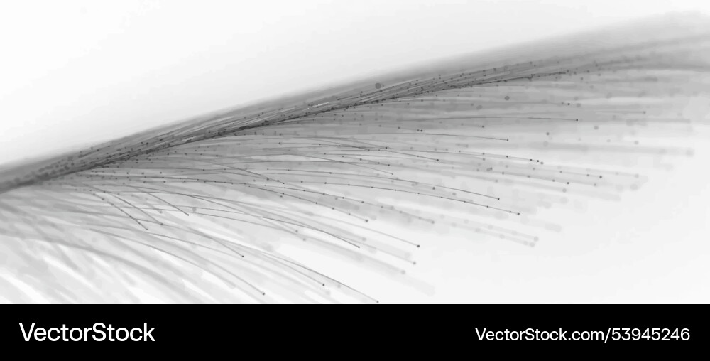 Abstract grey particles magic wave dynamic steam Vector Image