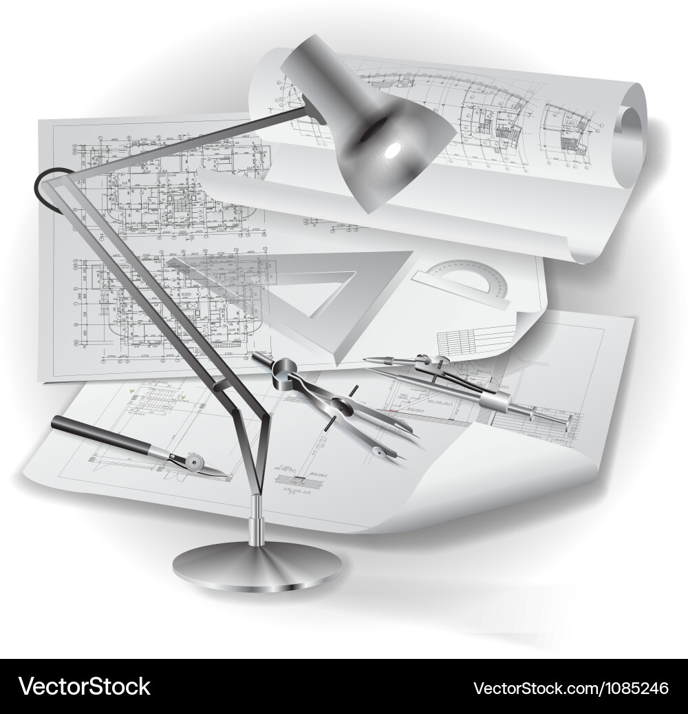 Architectural background Royalty Free Vector Image