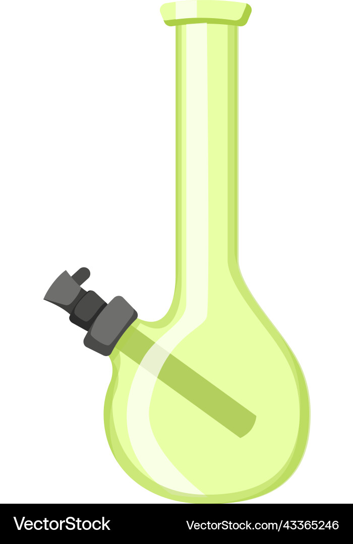 Cartoon Bong with Water Royalty Free Vector Image