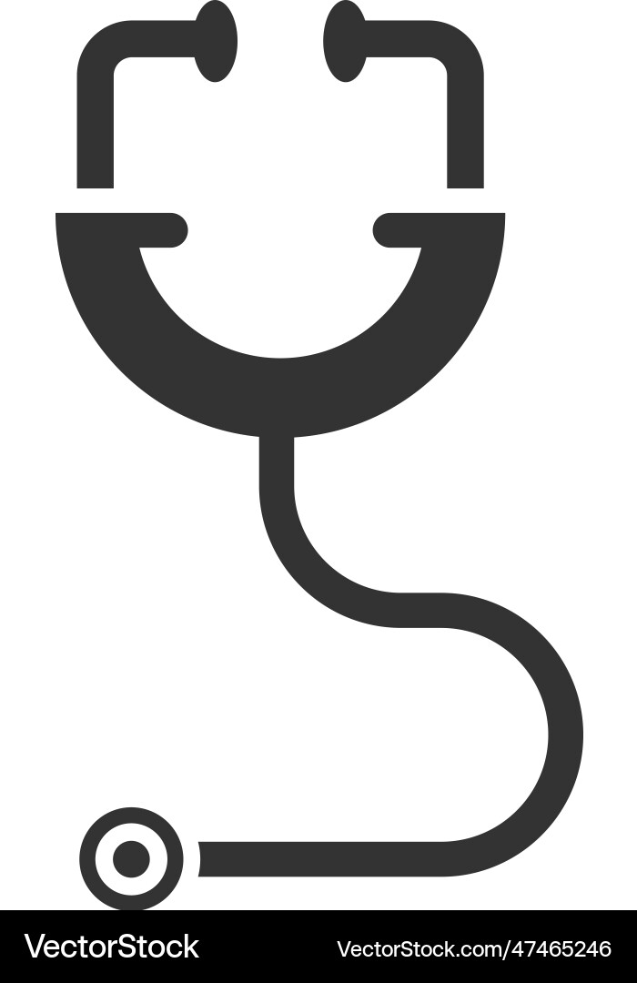 Stethoscope icon Royalty Free Vector Image - VectorStock