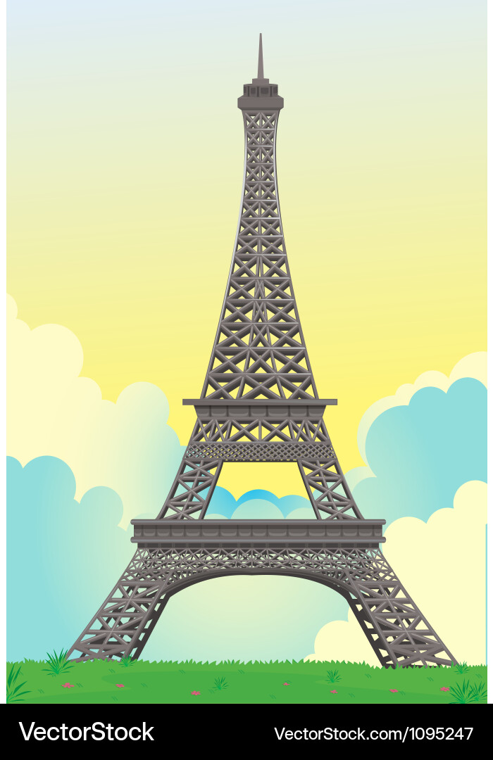Eiffel tower Royalty Free Vector Image - VectorStock