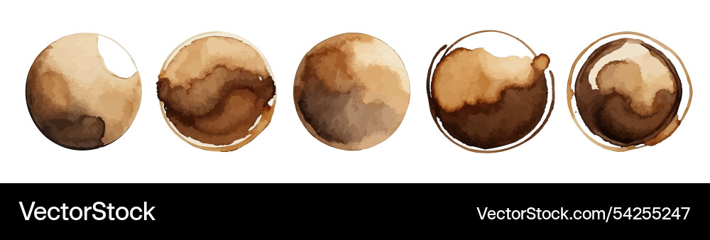 Splatter ink dirt stain brown brush paint Vector Image