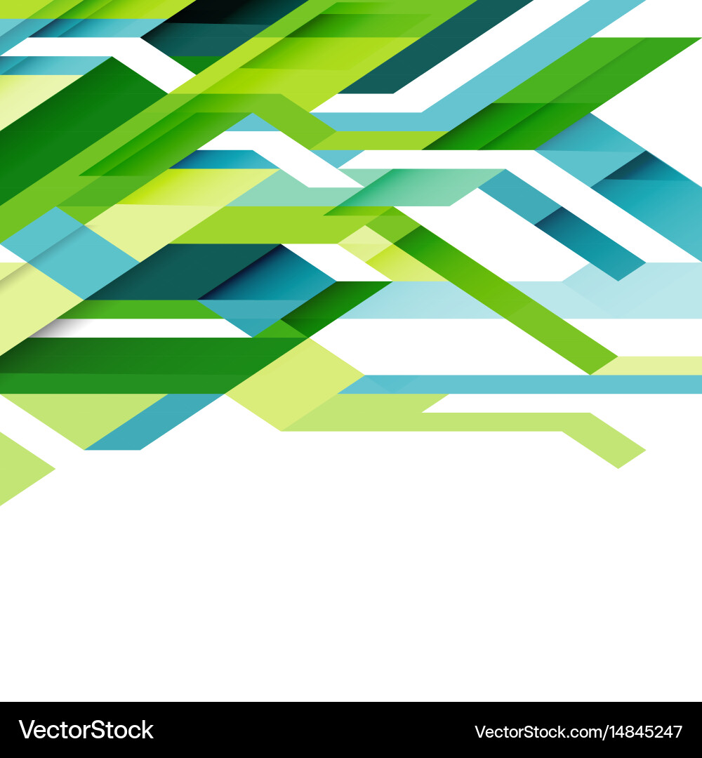 Transparent overlapping geometric on white Vector Image