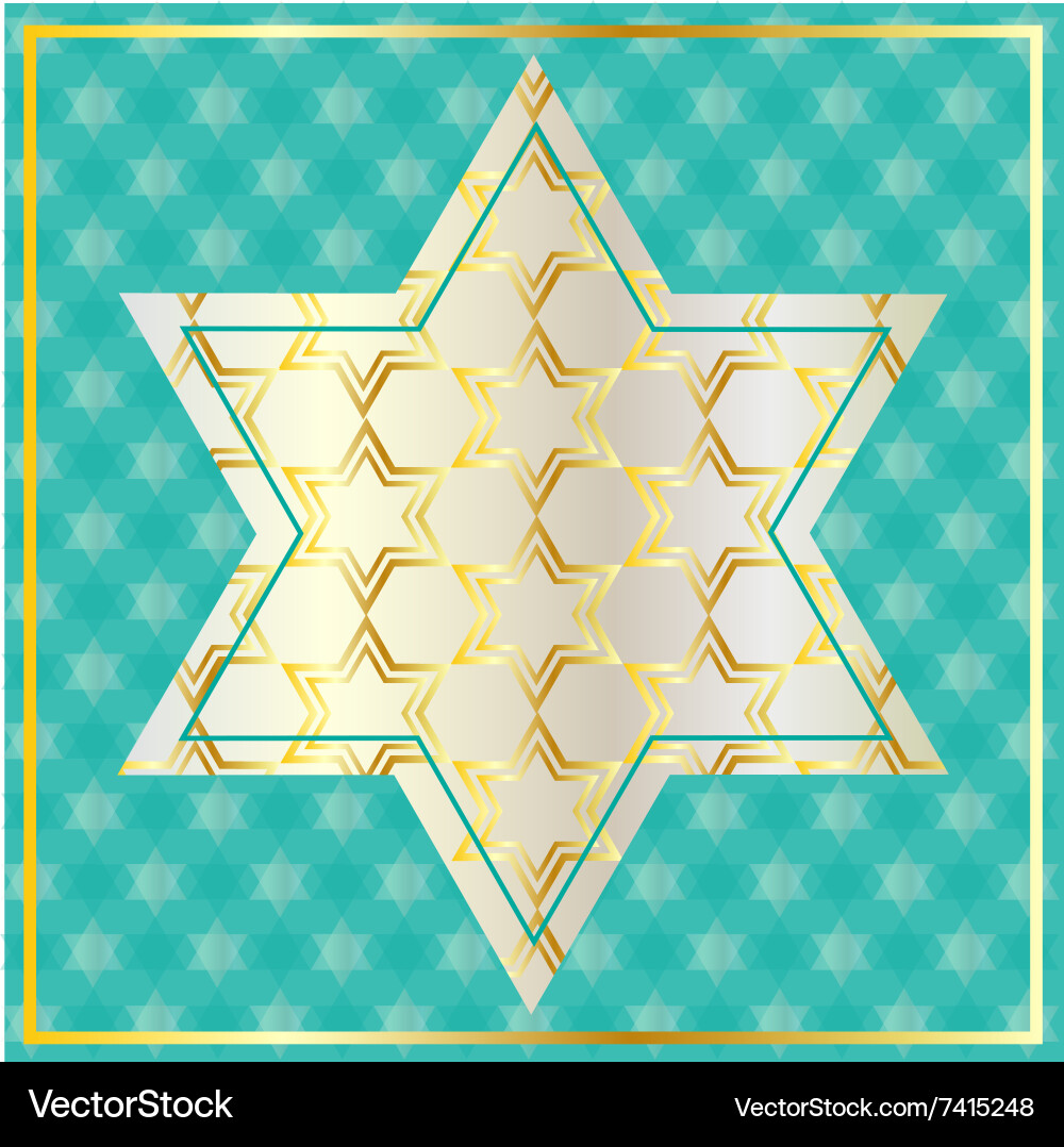 Star of david Royalty Free Vector Image - VectorStock