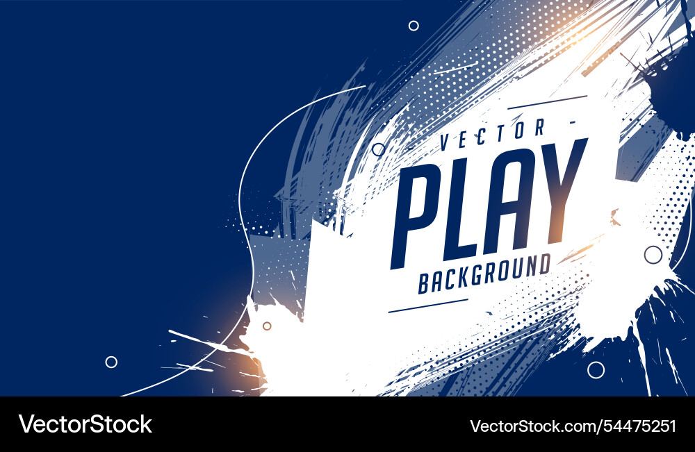 Blue and white racing play decal background Vector Image