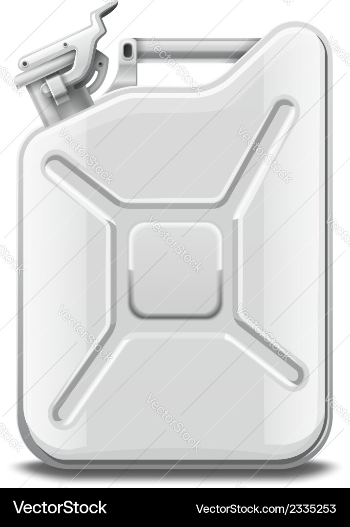 Fuel can for petrol Royalty Free Vector Image - VectorStock