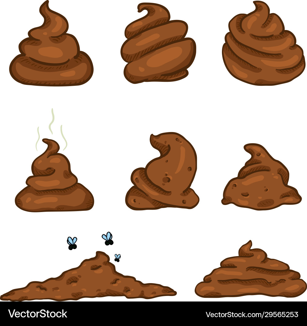 Cow Pooping Vector Images (85)