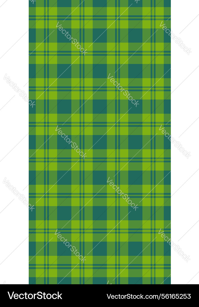 Vibrant green and teal plaid pattern ideal Vector Image