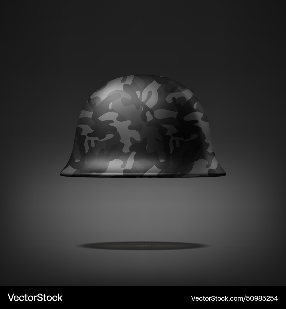 3d realistic black military soldier Royalty Free Vector