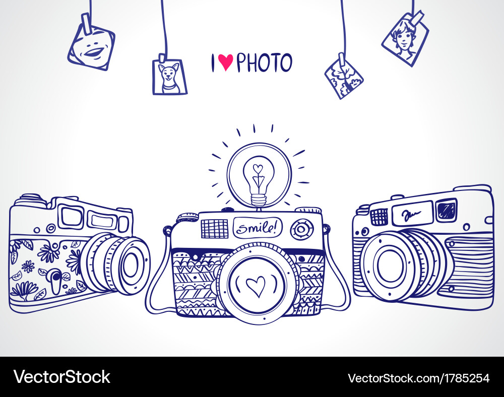 Camera Line Drawing Vector Images (over 6,500)