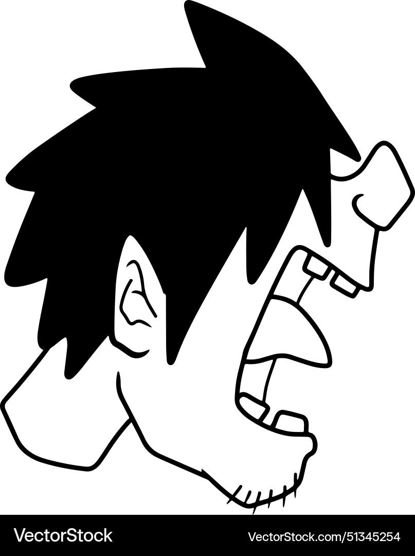 Mad man Royalty Free Vector Image - VectorStock