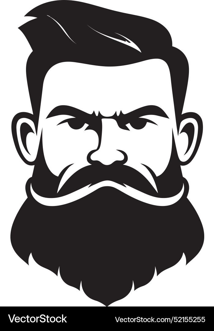 Barbers paradise creating the ultimate beard Vector Image