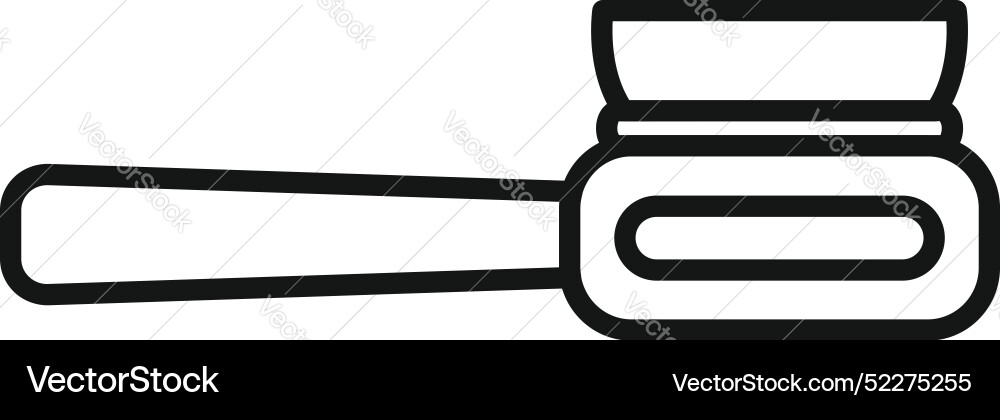 Coffee tamper barista tool pressing ground Vector Image