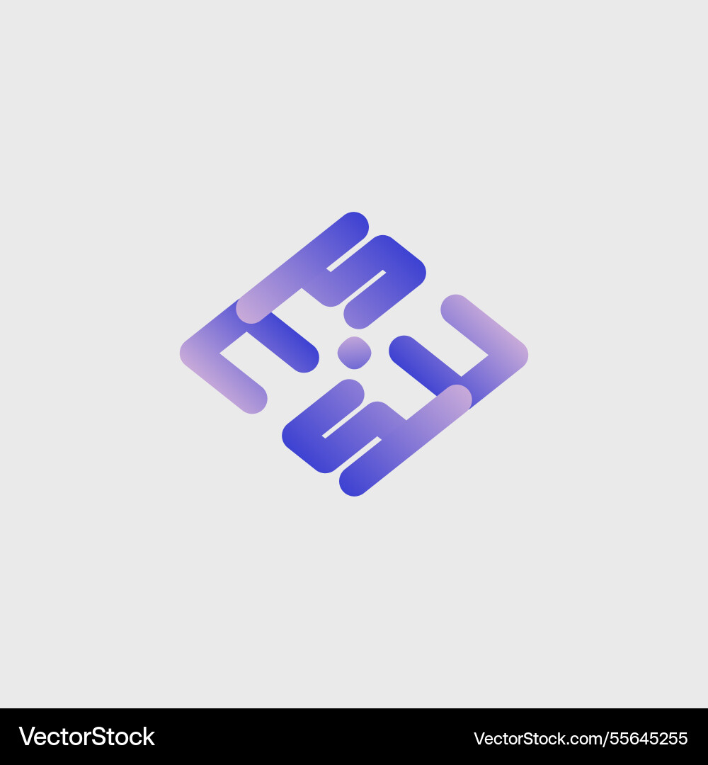 Ms m s creative modern letter icon sm unique artis