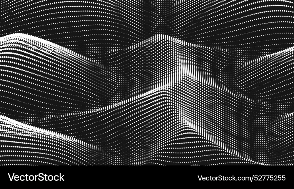 Point wave noise texture abstract dot background Vector Image