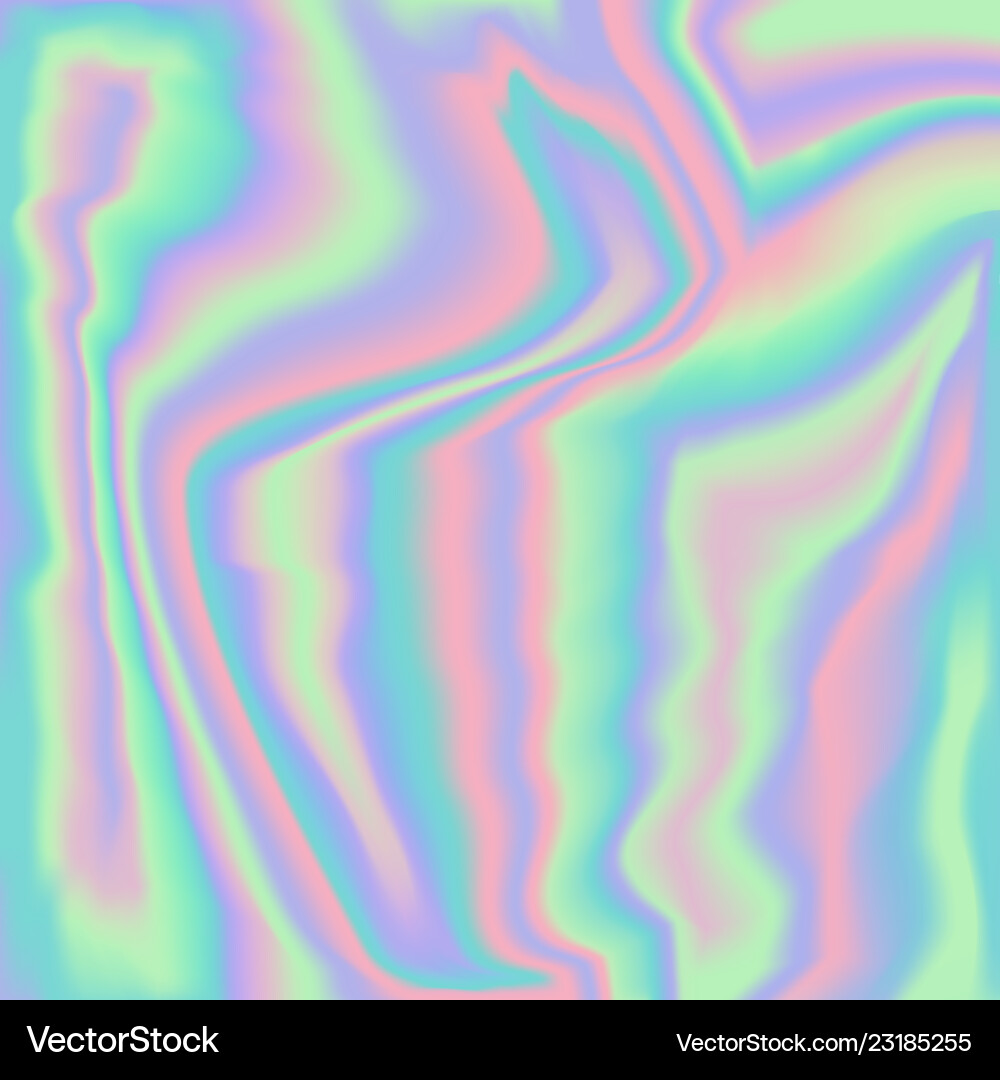 Vibrant gradient holographic texture Royalty Free Vector