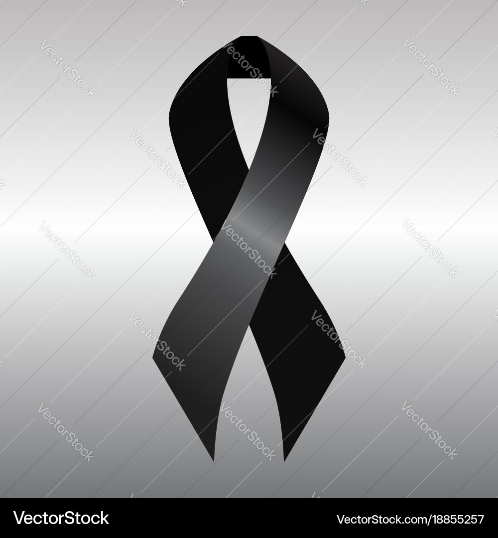 Black Ribbon Mourning Black Ribbon A Symbol Of Remembrance Or Mourning