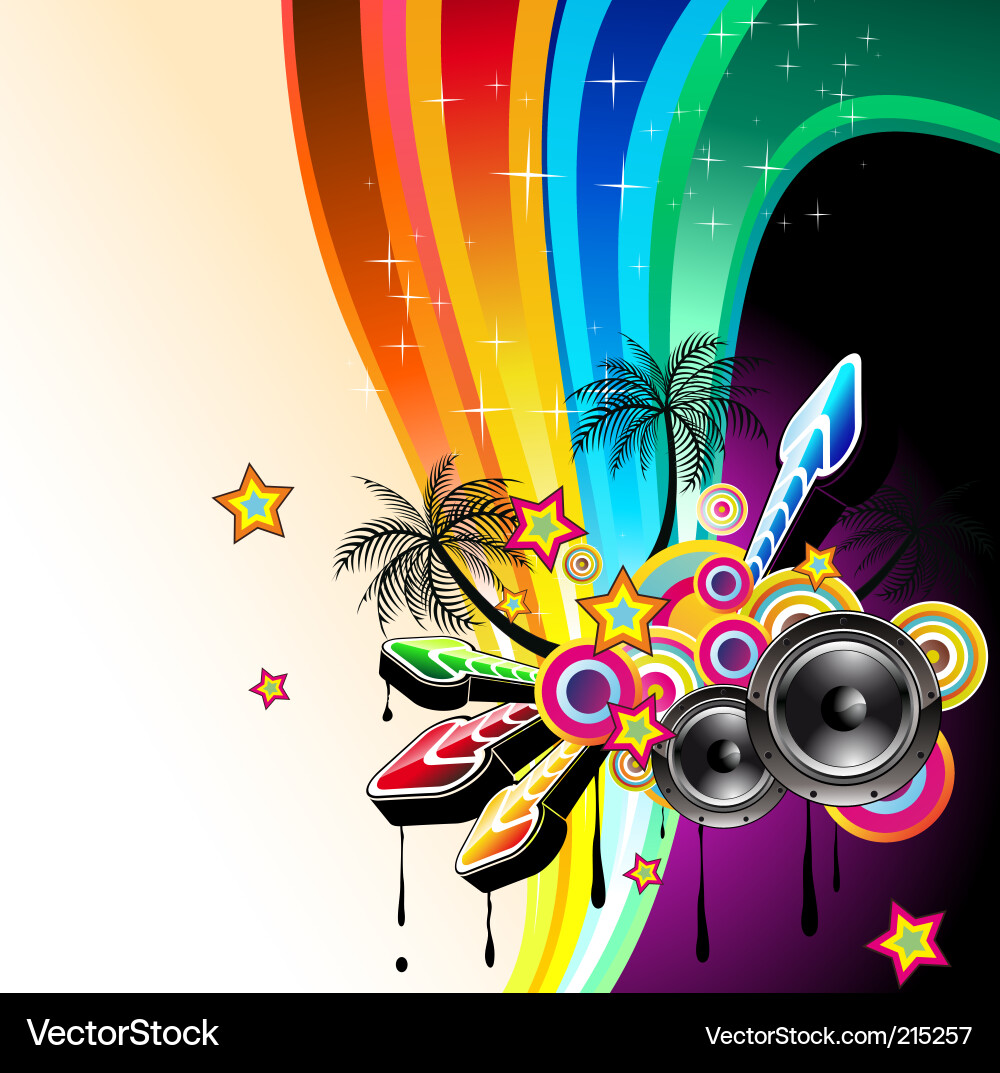 Dj dance poster Royalty Free Vector Image - VectorStock