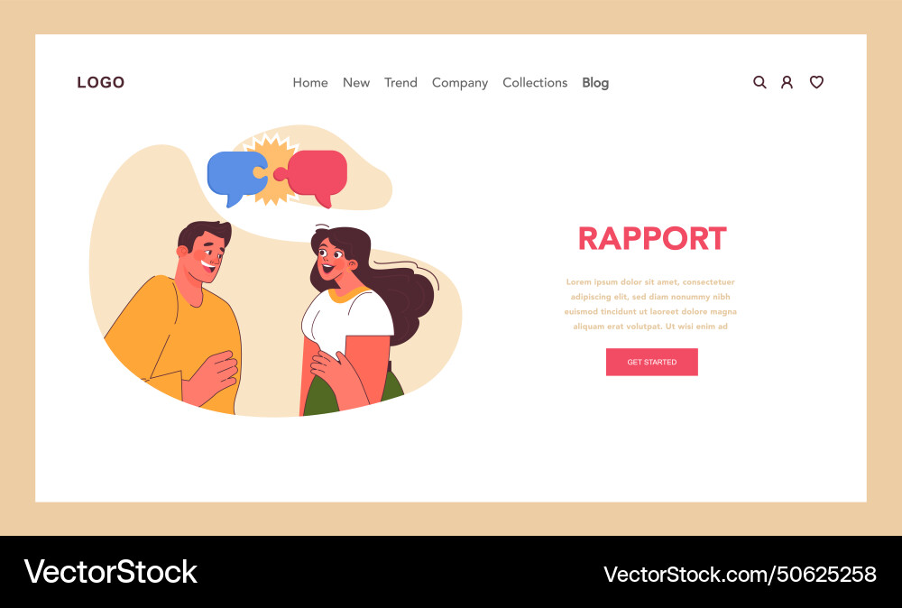 Building rapport in neuro-linguistic programming Vector Image Building rapport in neuro-linguistic programming Vector Image