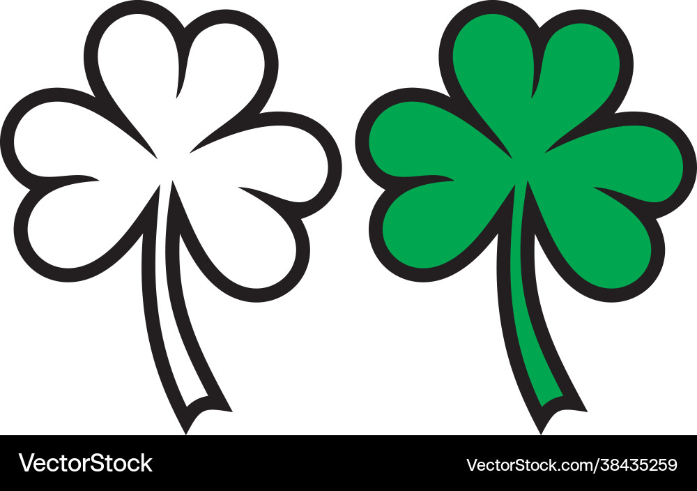 Shamrock Royalty Free Vector Image - VectorStock