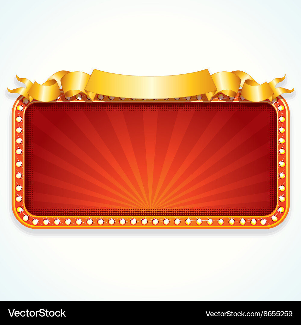 Movie Theater Marquee Vector Marquee Sign Monogram Frame Svg, Theater